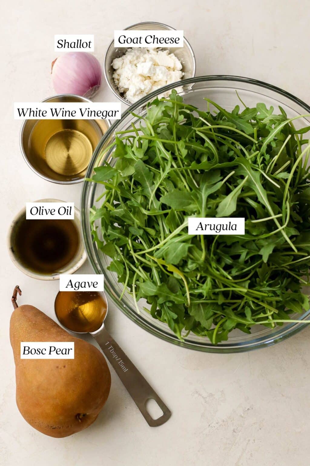 Arugula Pear Salad with Goat Cheese - Legally Healthy Blonde