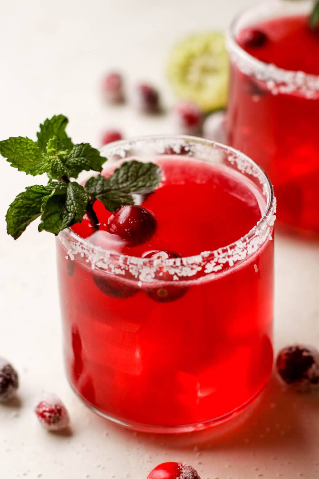 Mistletoe Margarita Recipe (Christmas Cocktail) - Legally Healthy Blonde