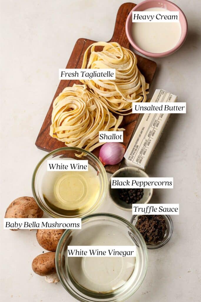 Truffle Tagliatelle (with Beurre Blanc) - Legally Healthy Blonde