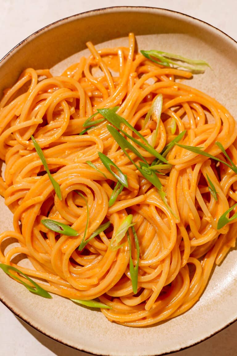 Creamy Gochujang Pasta (15 Minutes!) - Legally Healthy Blonde