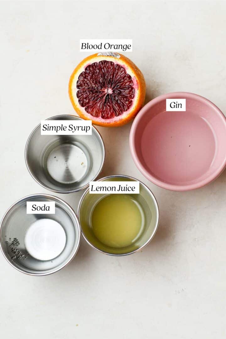 Blood Orange Gin Cocktail - Legally Healthy Blonde